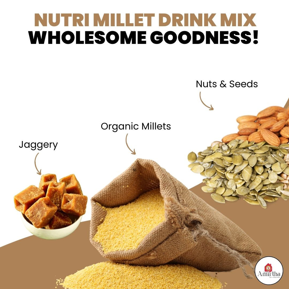 Nutri millet Drink Mix – Amirtha Health Foods